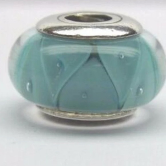 Pandora | Jewelry | Pandora Blue Looking Glass Triangle Murano Glass ...